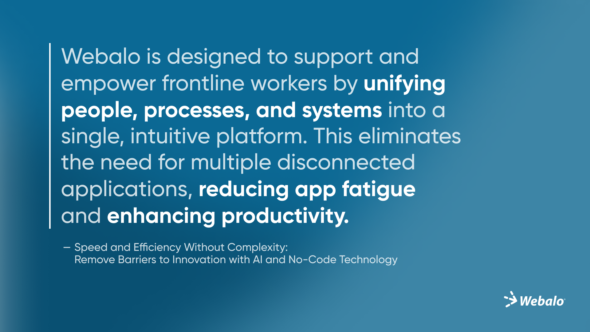 Speed and Efficiency Without Complexity: Remove Barriers to Innovation with AI and No-Code ...